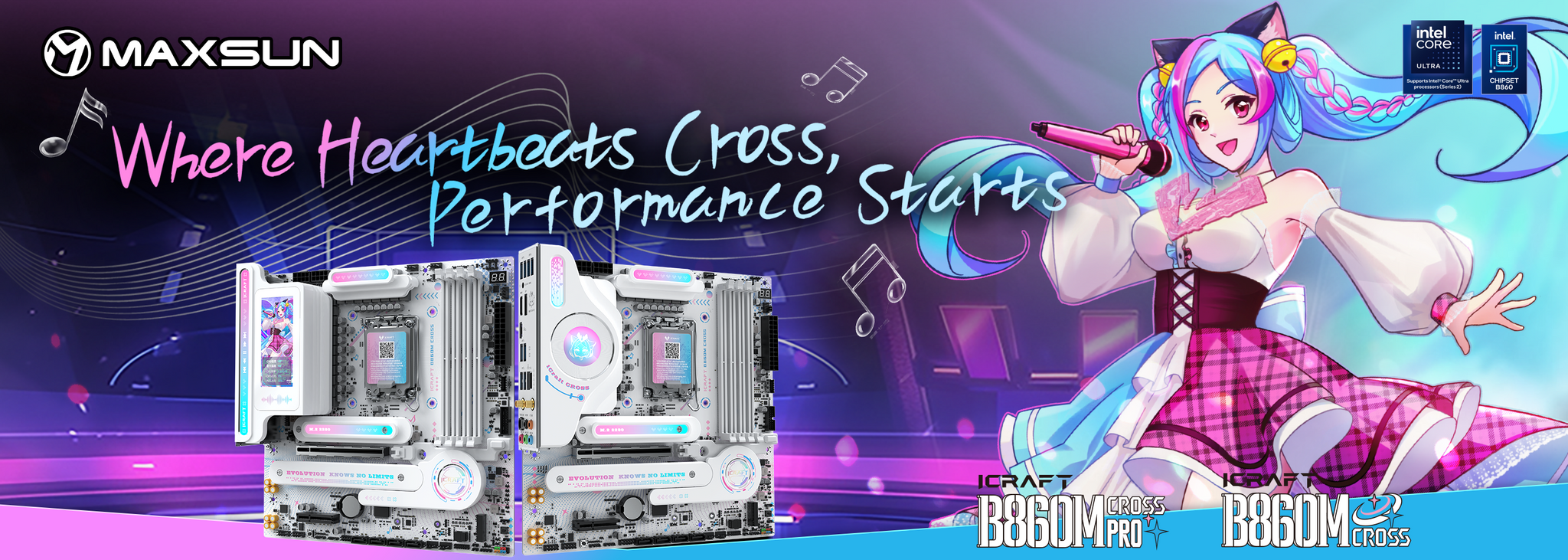 MAXSUN iCraft B860M CROSS Series: Power Meets Style